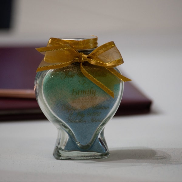 Hearts Forever Wedding Sand Unity Ceremony Set, 3 Piece Set, Unity Sand ...