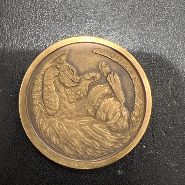 Metal Memento Mori Metal Patch - Brass, Bronze, Copper, or Silver Skull Velcro Patch - "remember ...