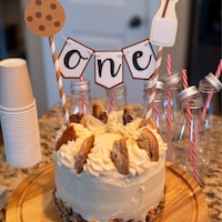 One Rocks Cake Topper / Guitar Cake Topper / Rock Party / Rock N Roll ...