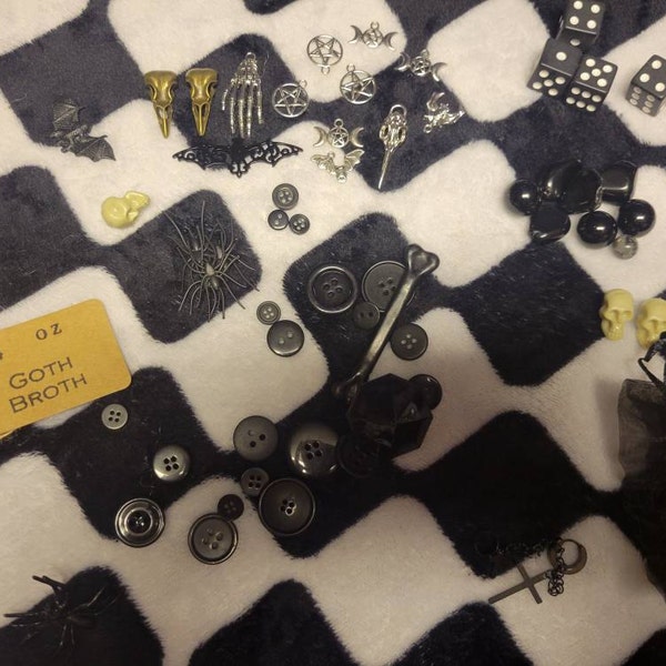 Goth Broth Trinkets Mix // Confetti Scoop - Etsy