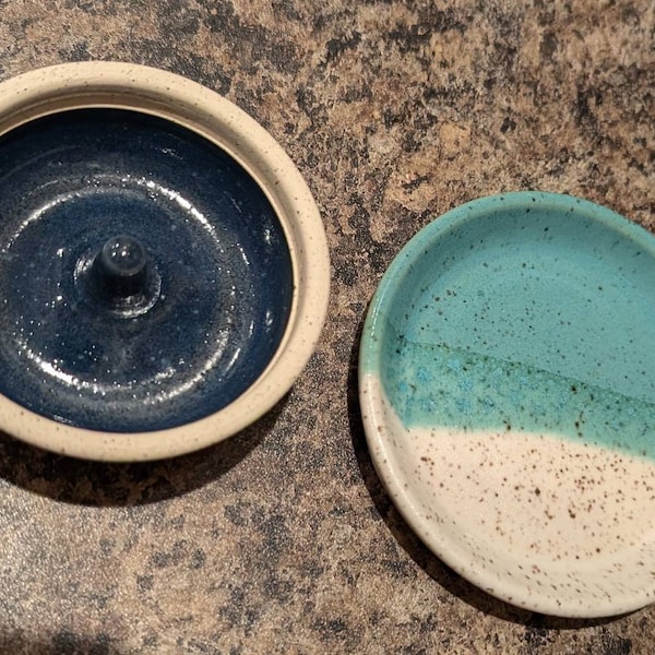 Handmade Stoneware Pottery Jewelry Bowl With Rustic Coastal Vibe, Smart ...