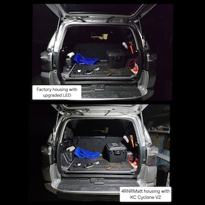 5th Gen 4runner Rear Hatch KC Cyclone Mounts 2pc Set LED Lights Not ...