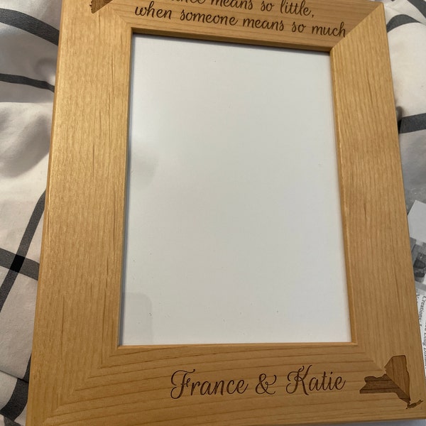 Personalized Long Distance Relationship Picture Frame by Lifetime ...