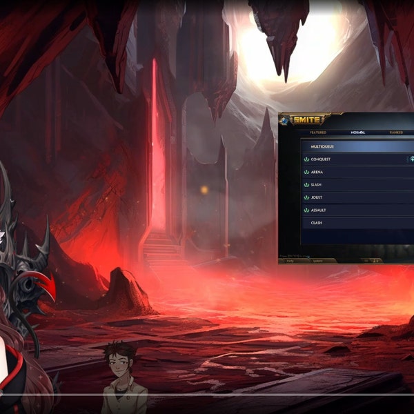 Animated Vtuber Background: Evil Demonic Dungeon Stream Overlay (MP4 ...