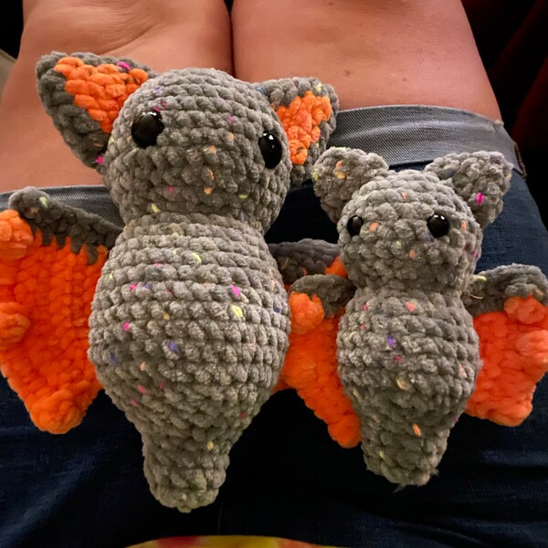 Crochet Amigurumi Bat Pattern Crochetgrove, Crochet Bat, Small Crochet ...