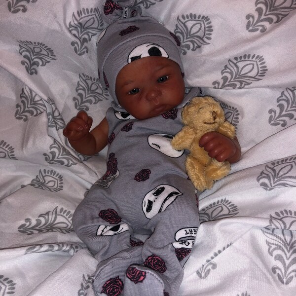 Mini Light Brown Plush Teddy Bear Dollhouse Accessory Toy Craft Decor ...