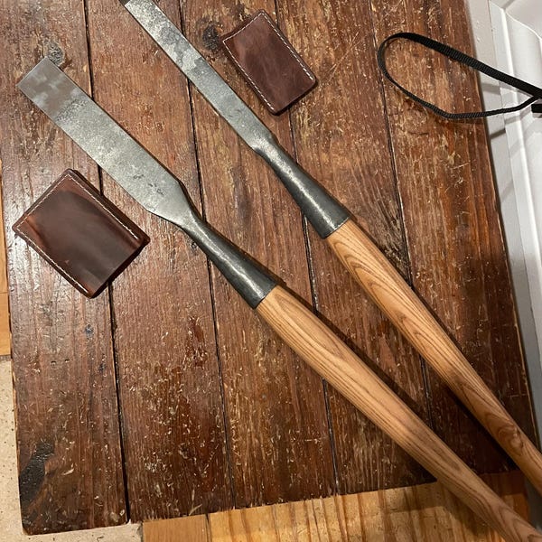 4-piece Timber Frame Chisel Set, Sharp Blade. Woodworking Tools. Hand ...