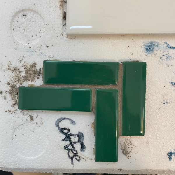 Ceramic V Cap Corner Edge Trim Tile (2 In. X 2 In.) - Etsy