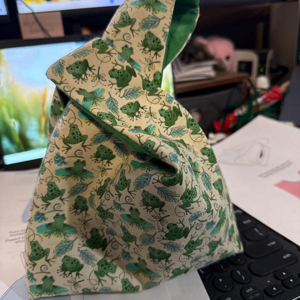 Japanese Knot Bag Sewing Pattern | Reversible Large Knot Bag | Unique ...