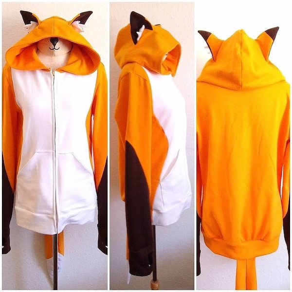 Women's Fitted Cosplay Hoodie Sewing Pattern .pdf Tutorial Hooded ...