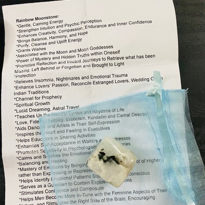 Medium Rainbow Moonstone, Tumbled Rainbow Moonstone, Blue Flash ...