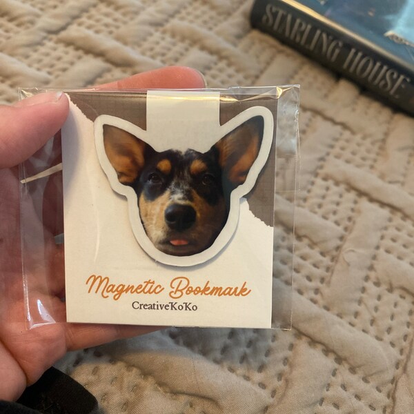 Custom Pet Bookmark, Personalized Bookmark, Custom Photo Gift, Dog ...