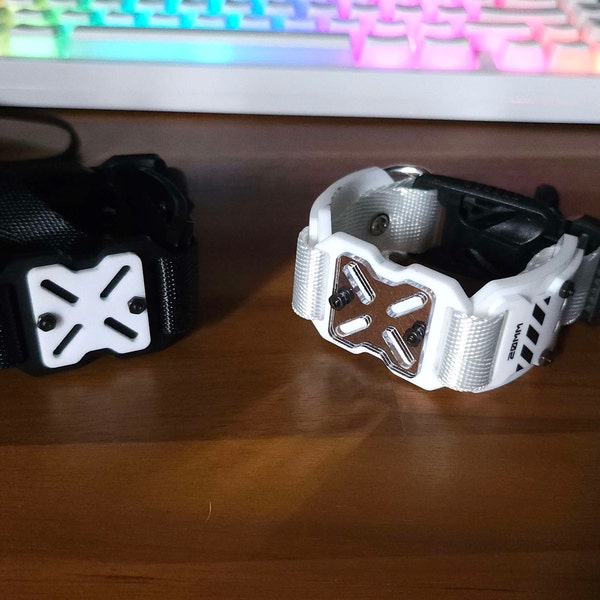 Adjustable Bracelet Wristband Choker Legband Armband Tactical ...
