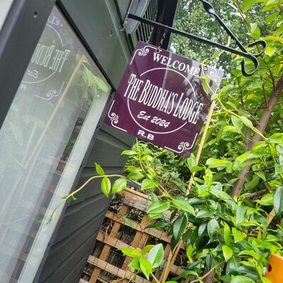 Personalised Pub Shed Hanging Swing Sign With Bracket Garden Pub Home ...