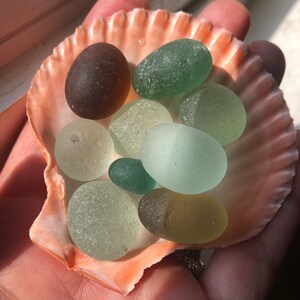 Rainbow Drops..seaglass Picture Seaham Seaglass. Hand Made - Etsy