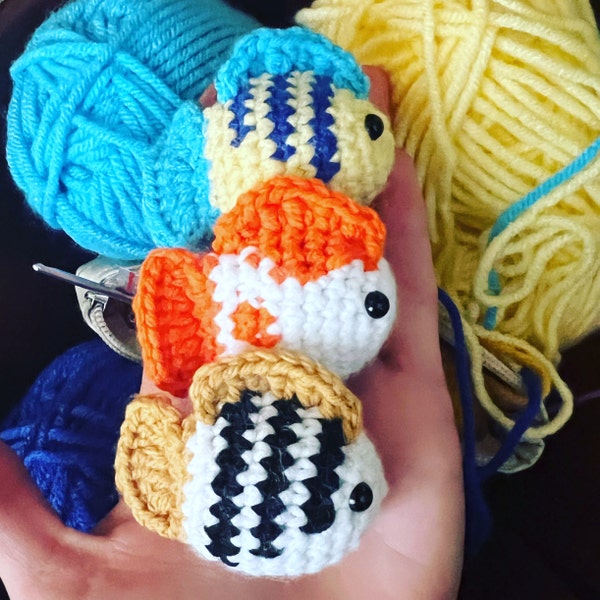 Finley the Fish — CROCHET PATTERN ONLY, Crochet Fish Pattern, Amigurumi ...