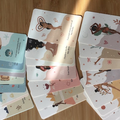 Affirmation Cards, Affirmation Card Deck, Self Care Cards, Mindfulness ...