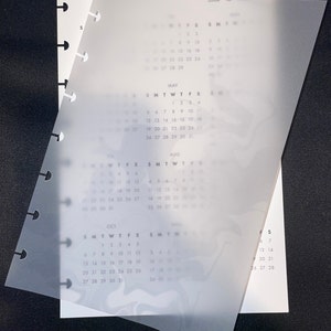 Parchment Minimalist Planner Dashboard Custom Planner Inserts Cover ...