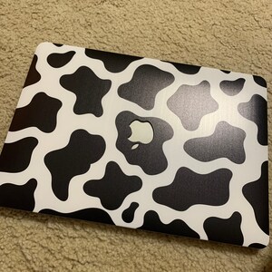 Cow Macbook Case Cow Pattern Black and White Macbook Hard | Etsy