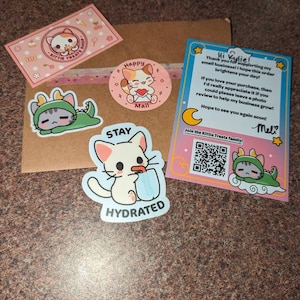 Kawaii Cat Workout Planner Stickers, Workout Reminders, Cute Planner ...