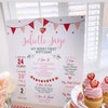 Editable Strawberry Milestone Poster Template Birthday Facts Berry ...