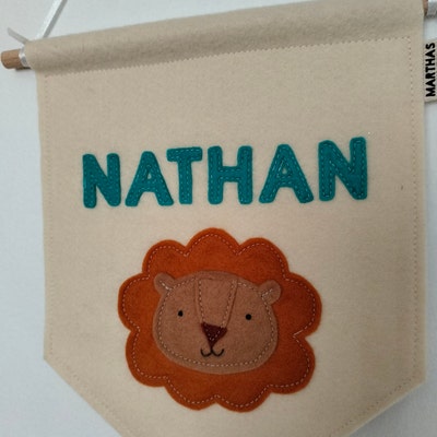 Bear Name Bunting Felt Customised Name Bunting Bear Nursery Decor ...