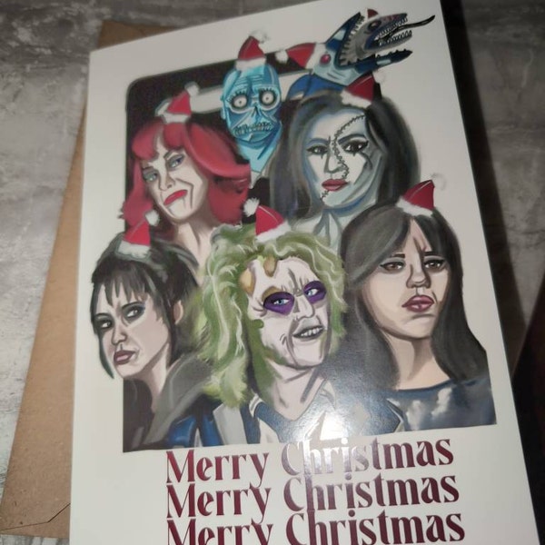 Merry Grinchmas, Grinch Inspired Christmas Card, Inspired - Etsy