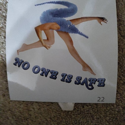 Worm on a String Cursed Sticker No One is Safe Purple Four Sizes ...