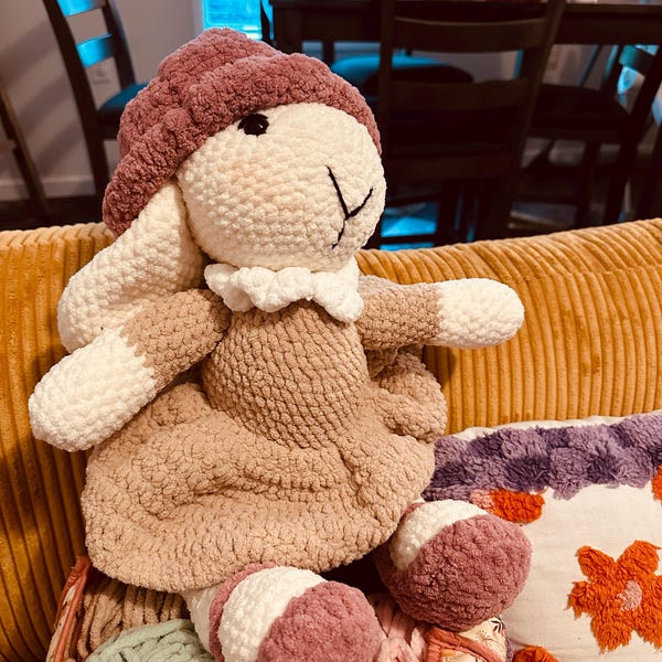 Crochet Bunny Girl Pattern, Amigurumi Rabbit Pattern Crochet Hare ...