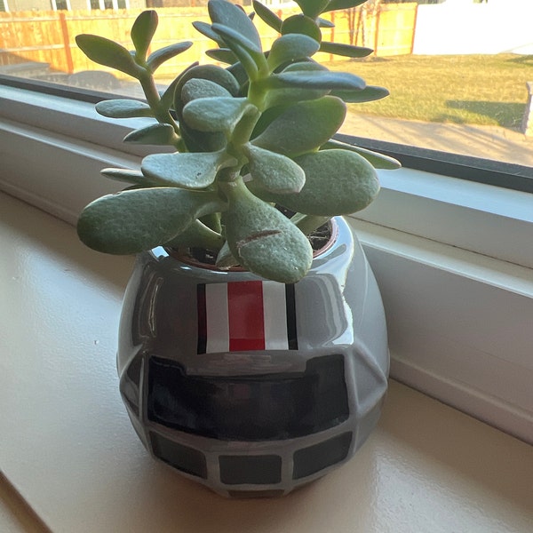 Succulent Holder (SMALL, 2.5 Inches Tall) * Football * Helmet ...