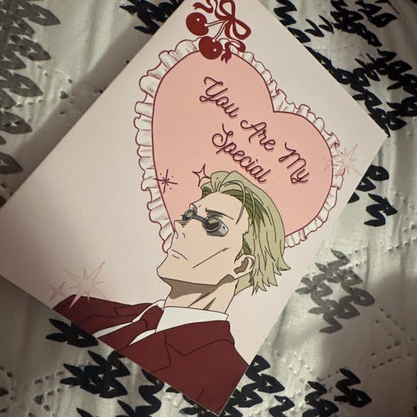 Gojo Satoru Valentines Card, Nanami, Geto, Choso, Greeting Card for ...