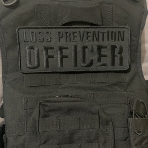 Armed Security OFFICER Embroidery Patch 4x10 and 2x5 Inches - Etsy