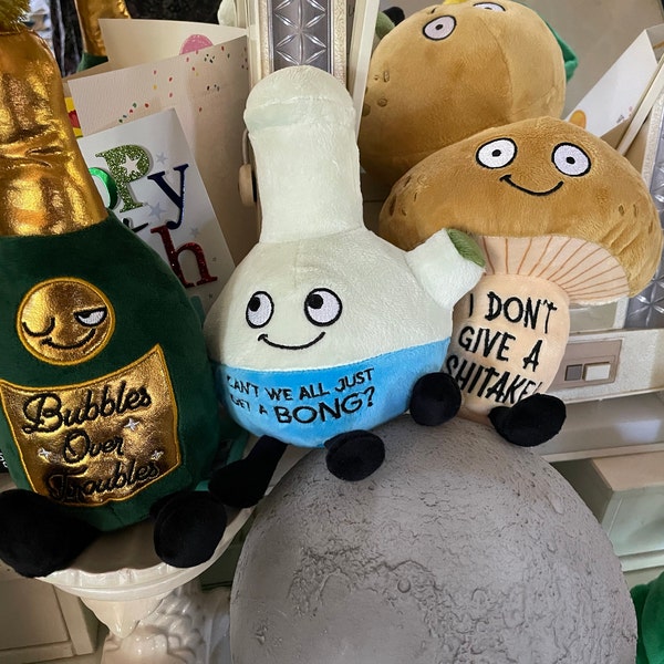 Punchkins Plush Gifts it's Tuesday Somewhere Funny Plush Meme Weights ...