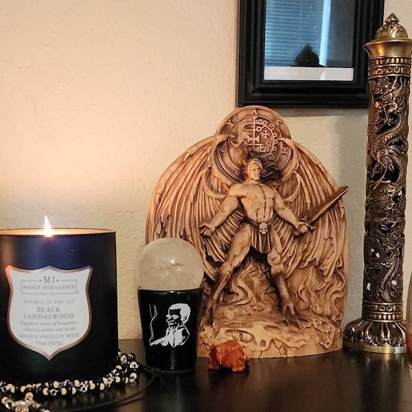 Asmodeus, Greek Statue, Asmoday, Asmodeus Statue Greek Mythology Demon ...