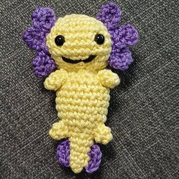 Crochet Pattern [PDF] - Axolotl | Pink Axolotl | Cute Axolotl | Kawaii ...