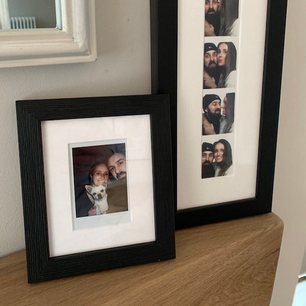 Instax Mini Photo Frame Single Print Black Frame Friends and Family ...