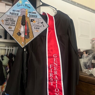 Graduation Cap Topper Label/criminal Justice Major/ Future Lawyer/ Law ...