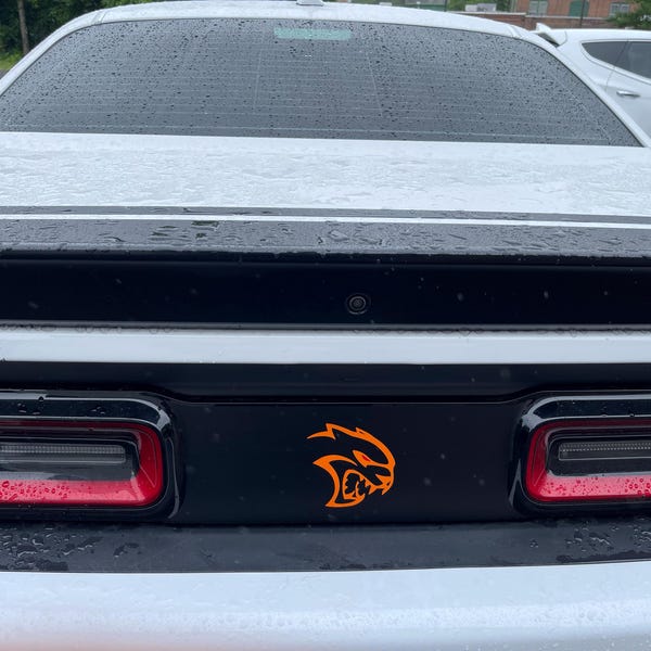 Blank / Debadged Dodge Challenger Tail Light Divider Decal - Scat Pack ...