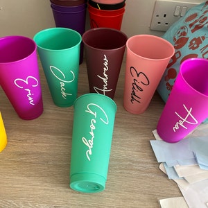 Personalized Vinyl Name Stickers Custom Name Decal Hen Party Name Label ...