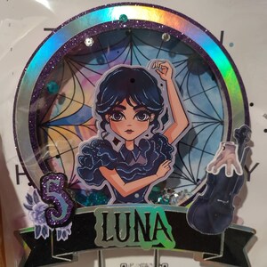 Wicked Elphaba Green Witch Printable Happy Birthday Cake Topper - Etsy