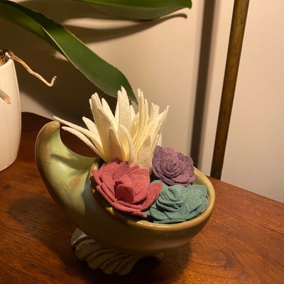 Succulent PATTERN Cutting Template 5 No-sew Felt or Paper Succulents ...