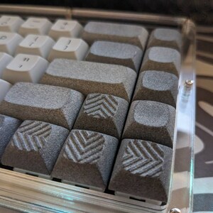 DES Keycap Set, Ergonomic Sculpted Keycaps - Etsy