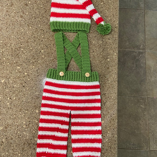 Elf Set Christmas Baby Crochet Pattern in Sizes Newborn to 2 Years PDF ...