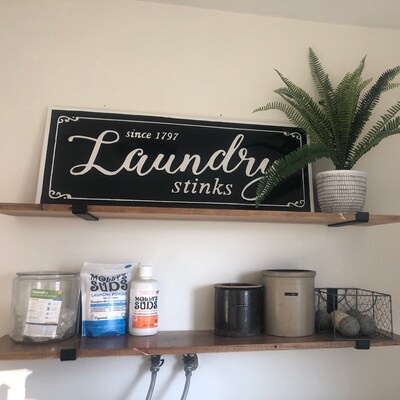 Steel Shelf Bracket, Custom Modern Black Iron Metal Shelf Brackets ...