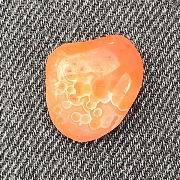 Pink Apricot Agate Crystal - Tumbled Stone - Polished Stone - Gemstone ...