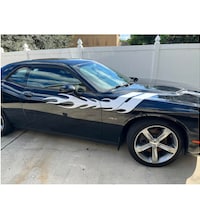 REFLECTIVE Dodge Hash Marks Decals Charger Hemi Muscle Car 1 Size Fits ...