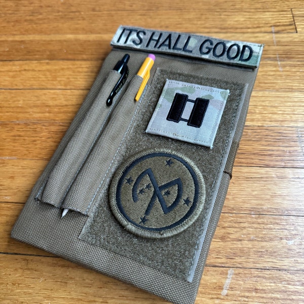 Handmade Waterproof Nylon Book Cover - Military Green Notebook - Etsy