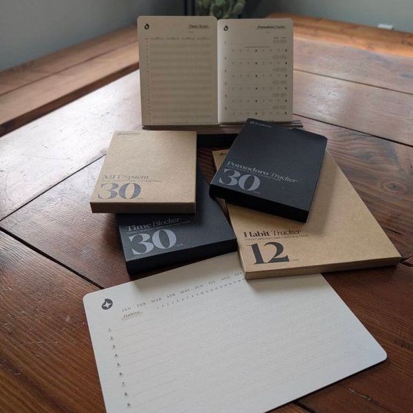 Atomic Habit Tracker Cards | Weekly, Monthly, Yearly Habit Stacking ...