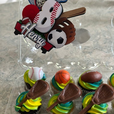 Route 66 Cupcake Toppers one Dozen - Etsy