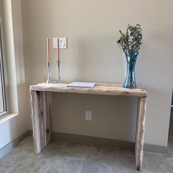 Bathroom Sink Vanity Table Vanity Handmade Wood, Reclaimed Wood Live ...